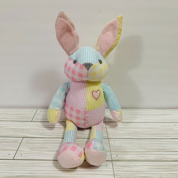 Pottery Barn Kids | Toys | Pottery Barn Kids Gingham Patchwork Plush ...